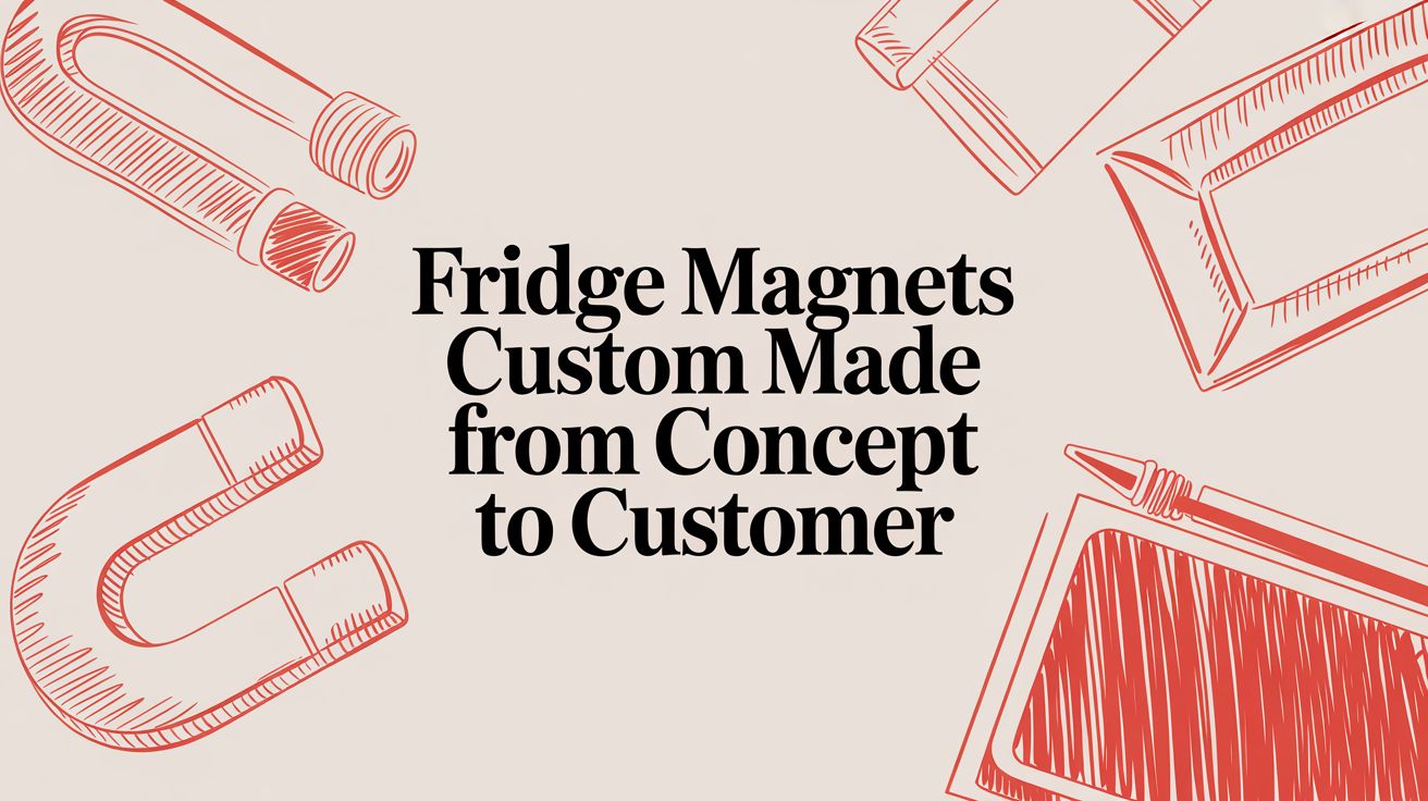 Fridge Magnets Custom Branded From Concept to Customer