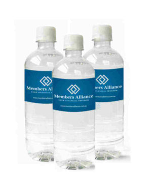 Promotional 600ml Spring Water with Custom Printed Label: Branded Online